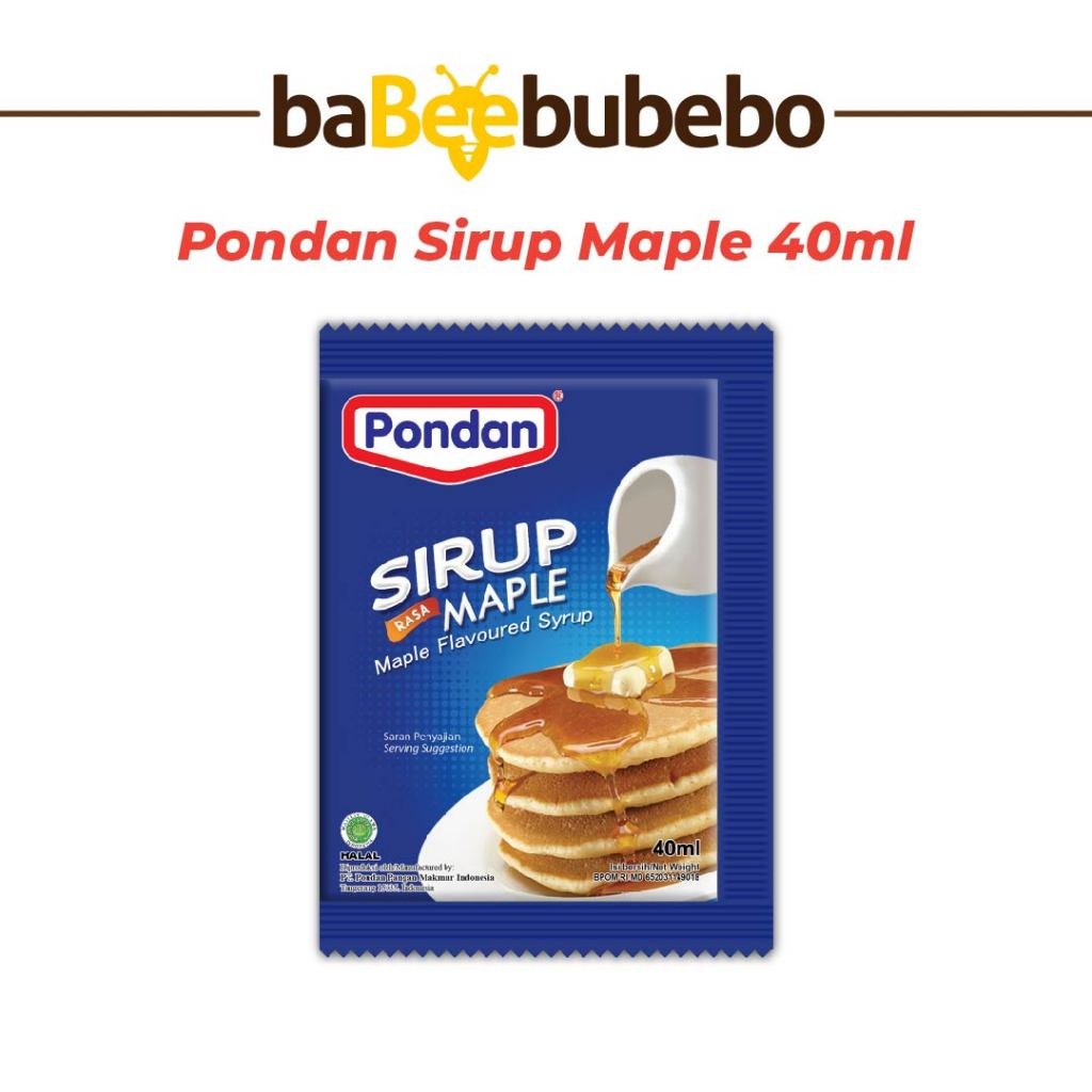 Jual Pondan Sirup Maple / Maple Syrup Sachet 40ml | Shopee Indonesia