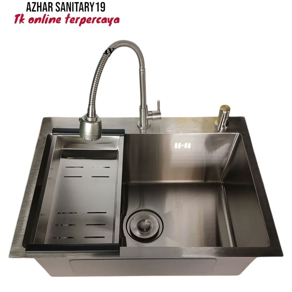 Jual PAKET LENGKAP KITCHEN SINK HANDMADE 5040 STAINLESS / BAK CUCI ...