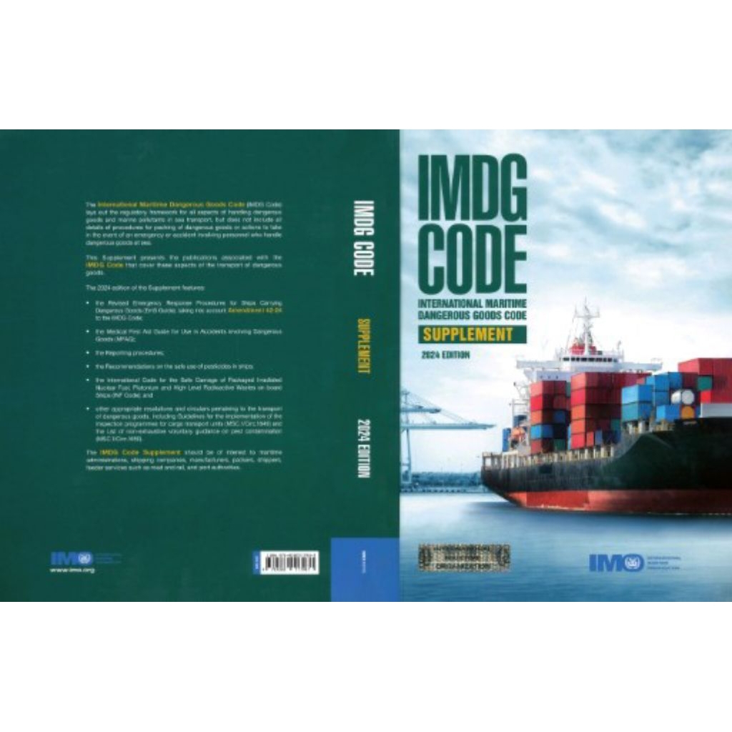 Jual Buku IMDG Code SUPPLEMENT, Edition 2024 TERBARU | Shopee Indonesia