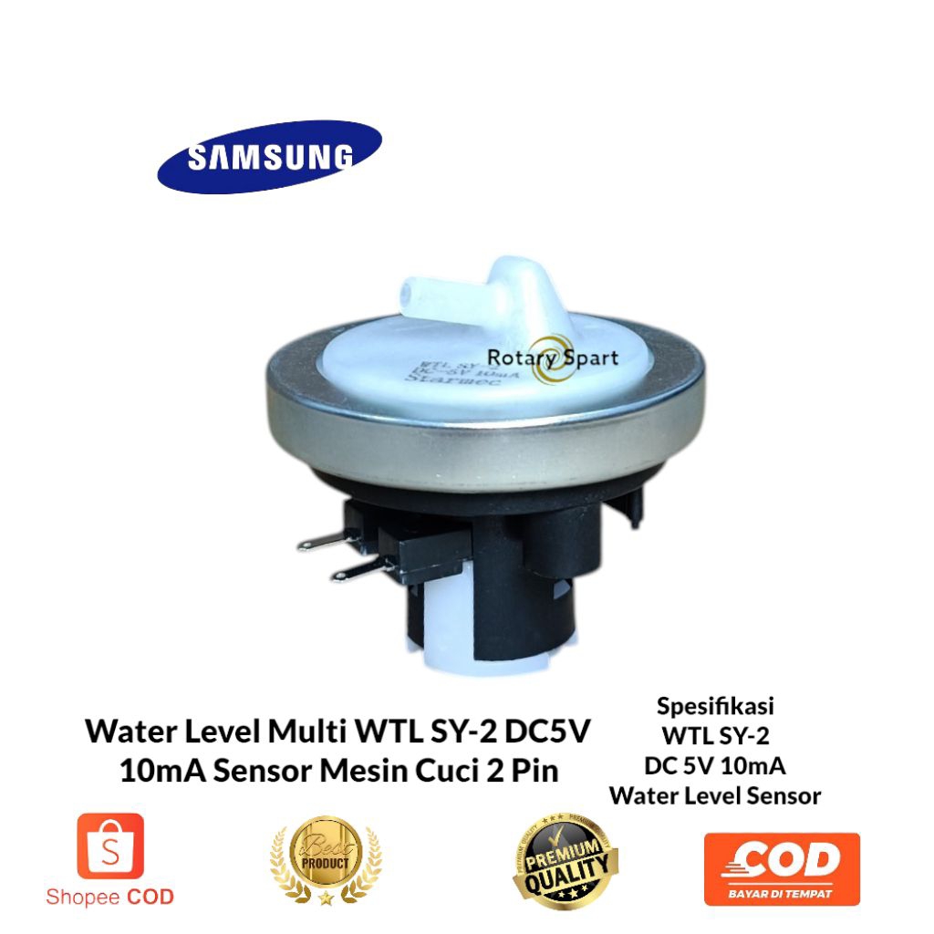 Jual Water Level 2 pin WTL SY-2 Mesin cuci Samsung 1 Tabung/Mesin Cuci ...
