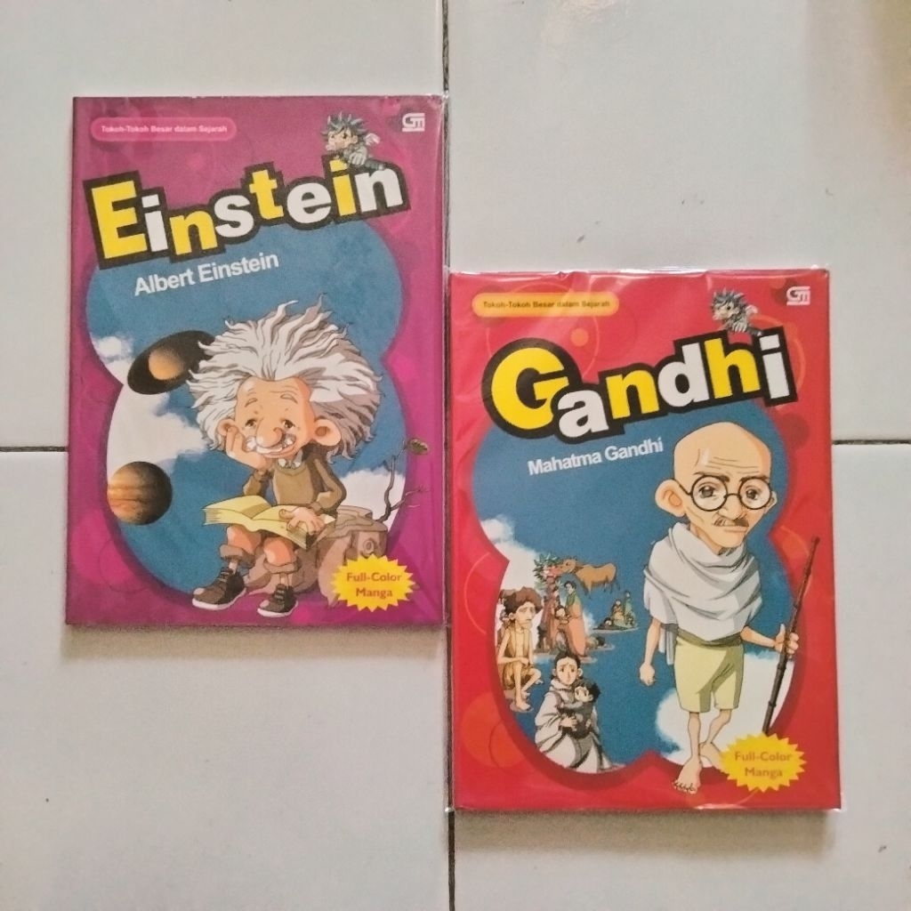 Jual Paket Komik Tokoh Besar dalam Sejarah - Einstein - Gandhi ...
