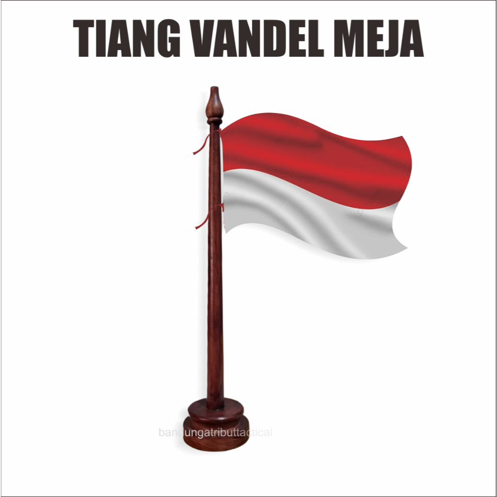 Jual Tiang Bendera Vandel Meja Bahan Kayu Berkualitas Ukuran 34 cm ...