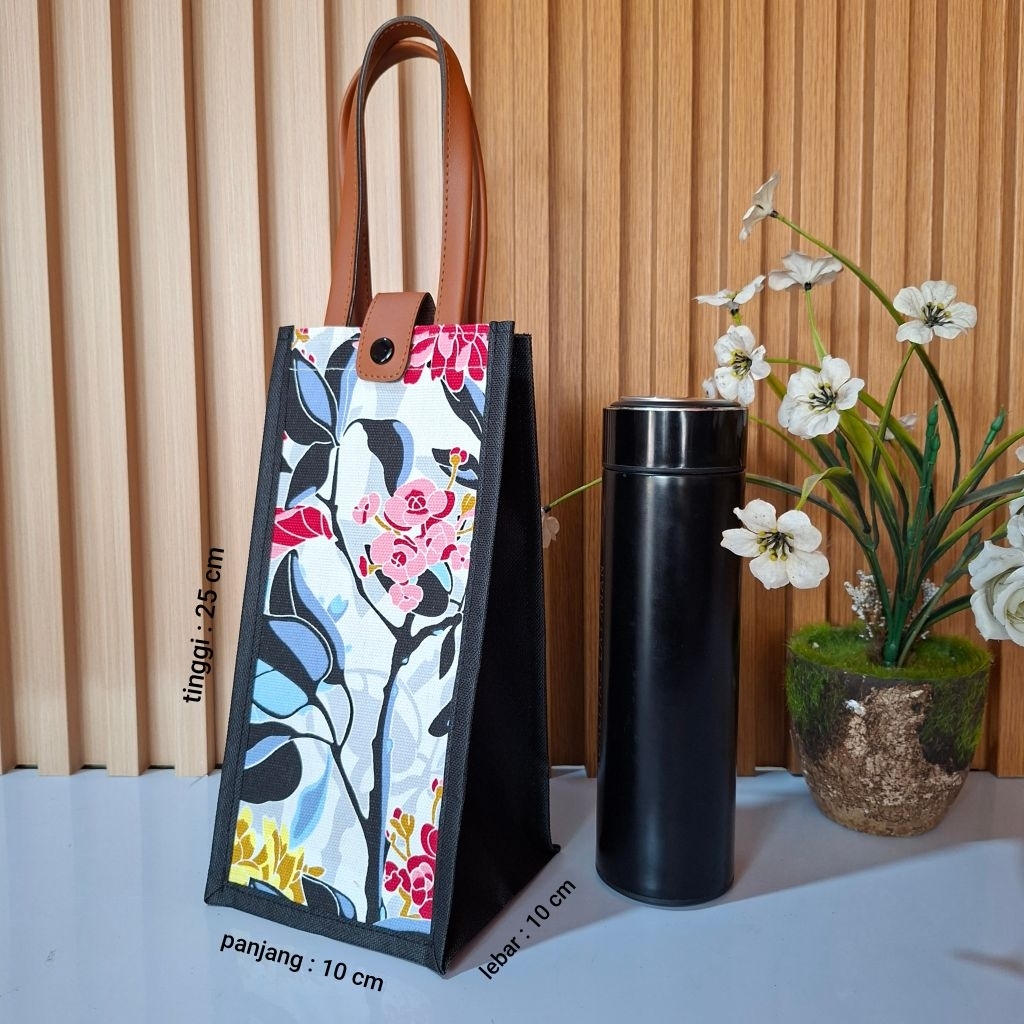 Jual Tas Tumbler / Tas Botol Minum 800 ml (Letak Motif Random) Tanpa ...