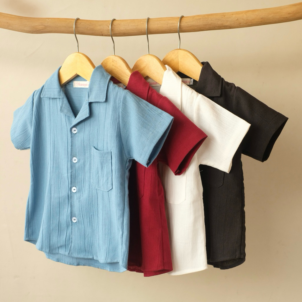 Jual kanaya’s | HAZEL SHIRT -KEMEJA ANAK COWOK COWEK UNISEX - KEMEJA ...