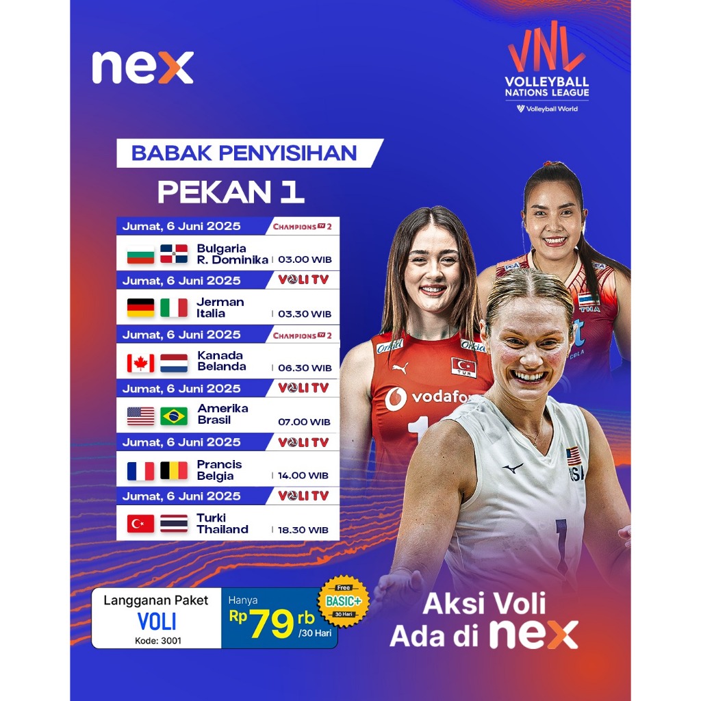 Jual Dekoder Perangkat Receiver Nex Parabola Paket Voli Volleyball ...
