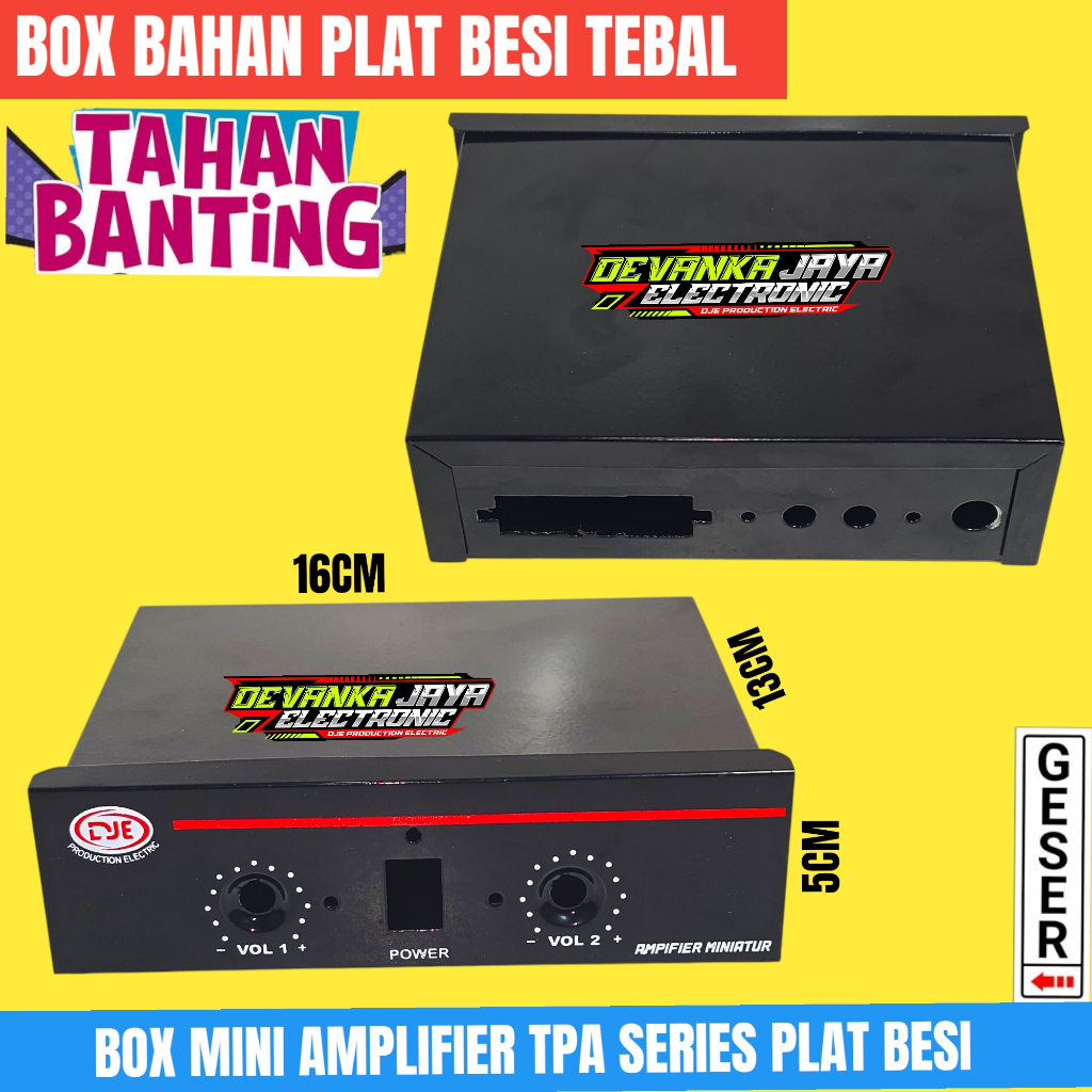 Jual Box Amplifier DJE miniatur TPA 3110 Series 2 channel Plat Besi Tebal | Shopee Indonesia