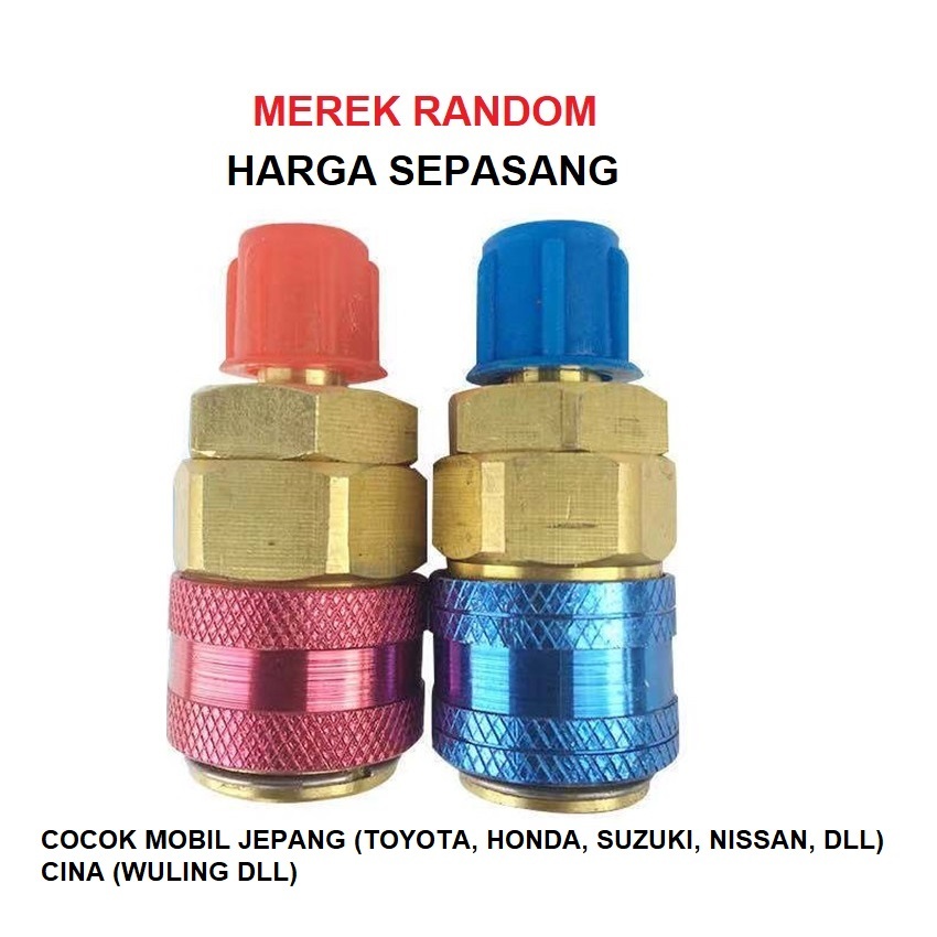 Jual Quick qoupler low hight alat service ac mobil kulkas sendiri isi ...