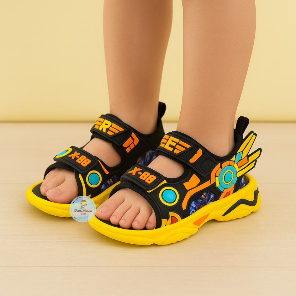 Jual SALE 1.1 LittleAaron B119 ROBOT TRANSFORMER Sandal gunung Sepatu ...