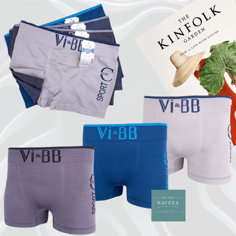 Jual [12 PCS | 6 PCS | 3PCS ] Boxer Jumbo Super Elastis Grosir Pria ...