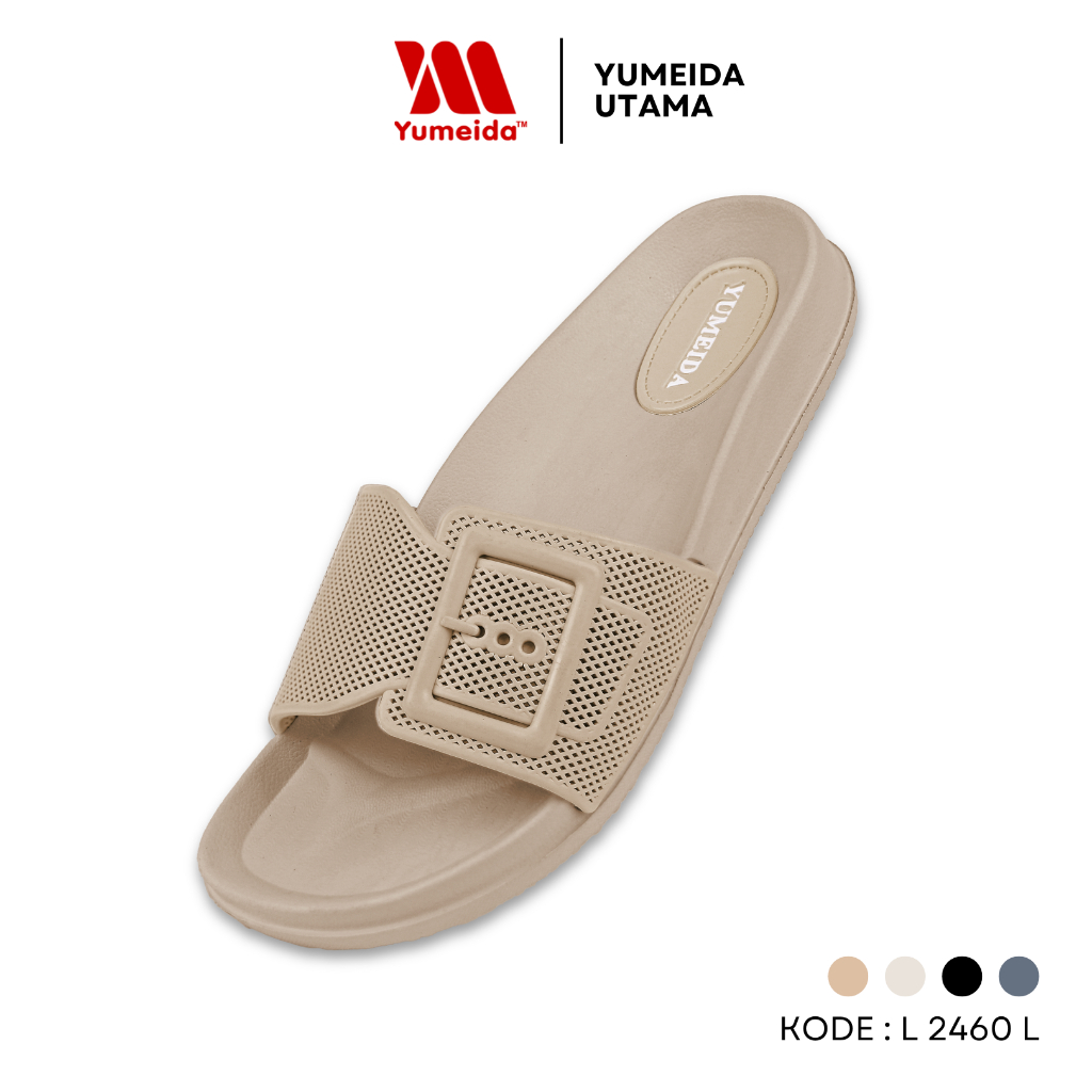 Jual Yumeida L-2460 L - Sandal Wanita Slop Perempuan Karet Anti Slip ...