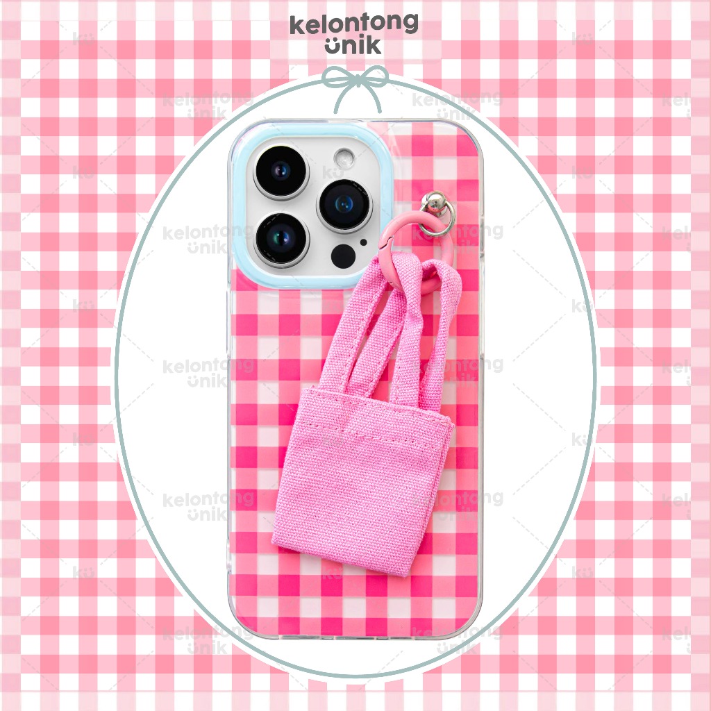 Jual KELONTONG UNIK | (Free Totebag Charm) 𝗞𝗜𝗠𝗢𝗥𝗜 Sweet Grid Mini ...