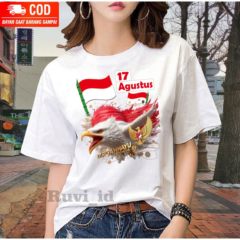 Jual Kaos Kemerdekaan 2025 Kaus Dewasa 17 Agustus Terbaru Indonesia ...