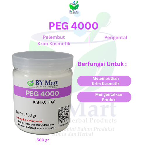 Jual BY KIMIA & HERBAL - PEG 4000 / Polyethylene Glycol 4000 / PEG4000 ...