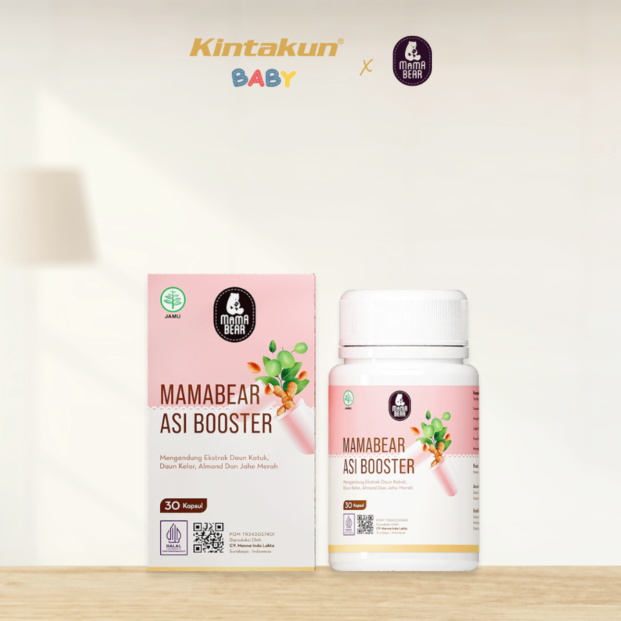 Jual [NOT FOR SALE] Kintakun Baby X MamaBear Kapsul ASI Booster MamaBear 30 Kapsul Pelancar dan ...