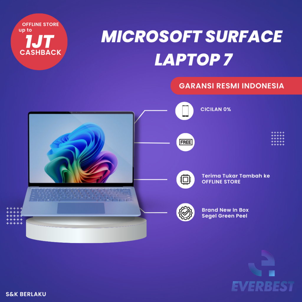 Jual MICROSOFT SURFACE LAPTOP 7 | Shopee Indonesia