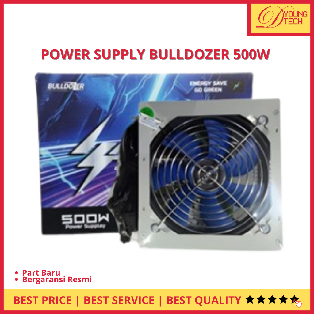 Jual Psu 500 Watt 80 Plus - Power Supply Bulldozer 500w Thanos Sonic ...
