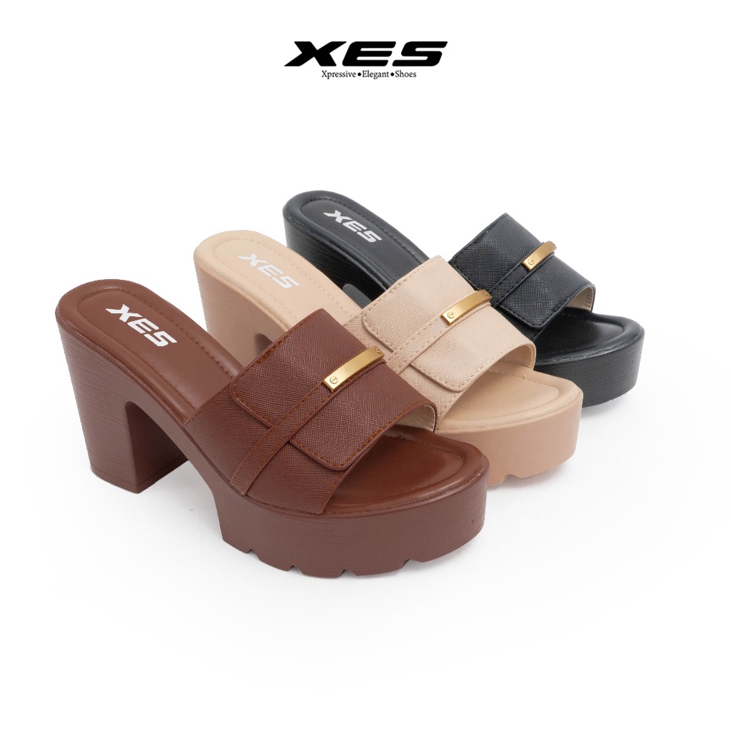 Jual XES YISA-777 – Sandal Heels Platform Wanita Elegan Premium 9,5cm (NL07) | Shopee Indonesia