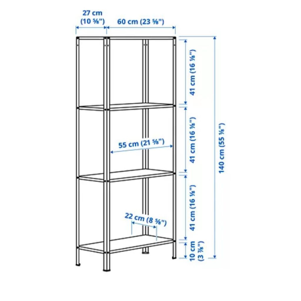 Jual Rak Penyimpanan Barang Baja Galvanis 4 Susun rak dapur tinggi ...