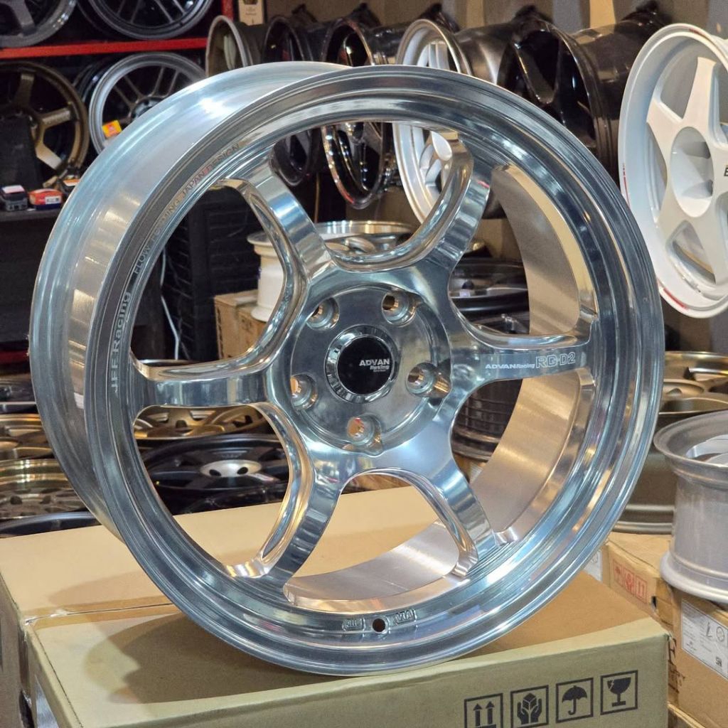 Jual velg mobil r18 ADVAN RG D2 LEBAR 8,5 PCD 5X114,3 ET 22 velg racing ...