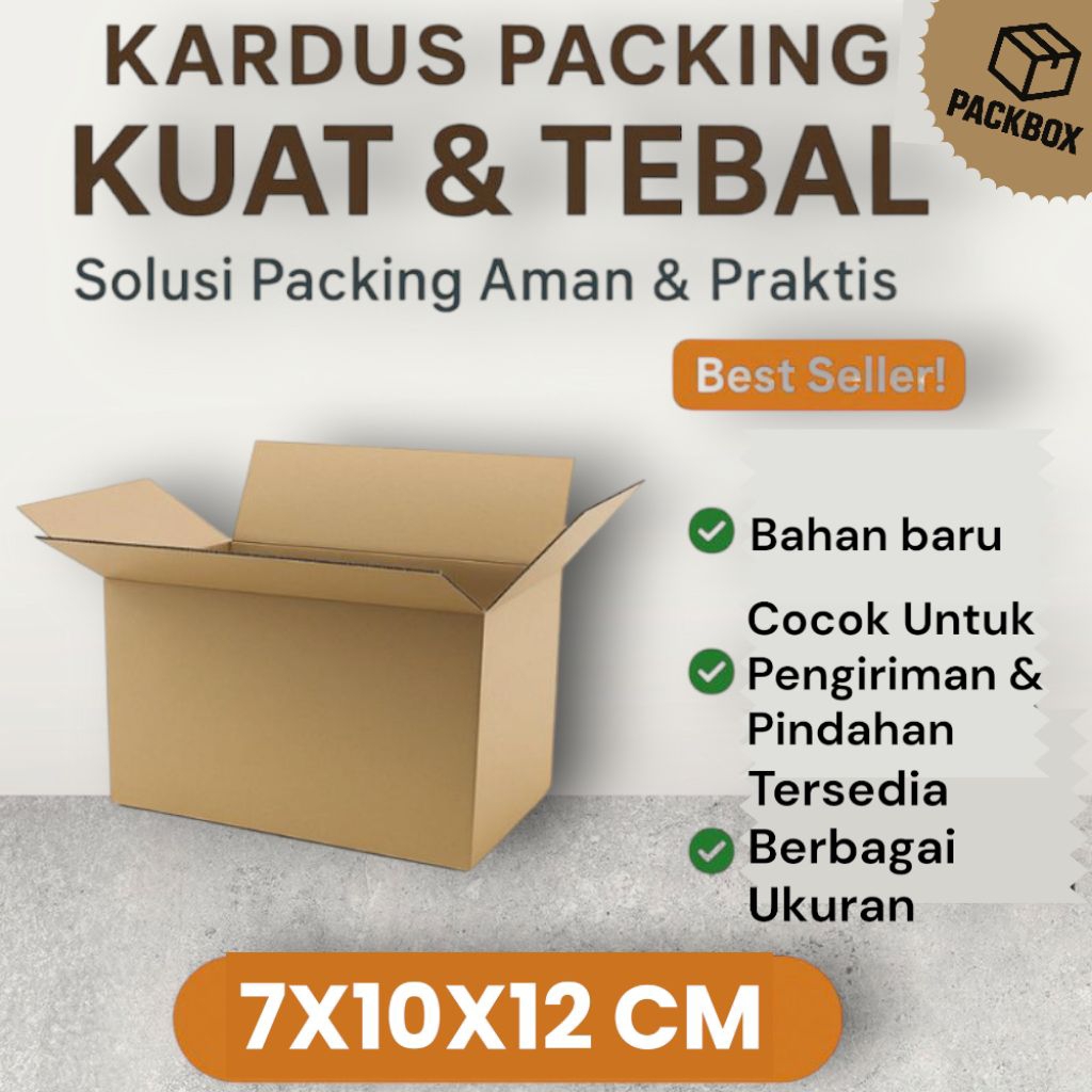 Jual Packing Box/Kardus Box/Kardus Kotak 17x7x12 cm | Shopee Indonesia