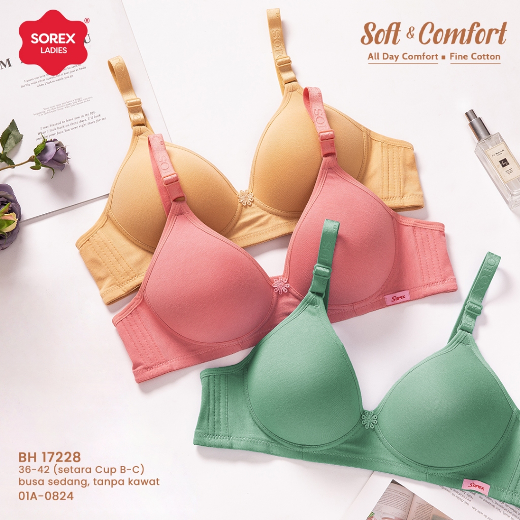 Jual 1 BRA SOREX 17228 - BH Cup BESAR 36~42 Setara Cup B-C - Busa ...