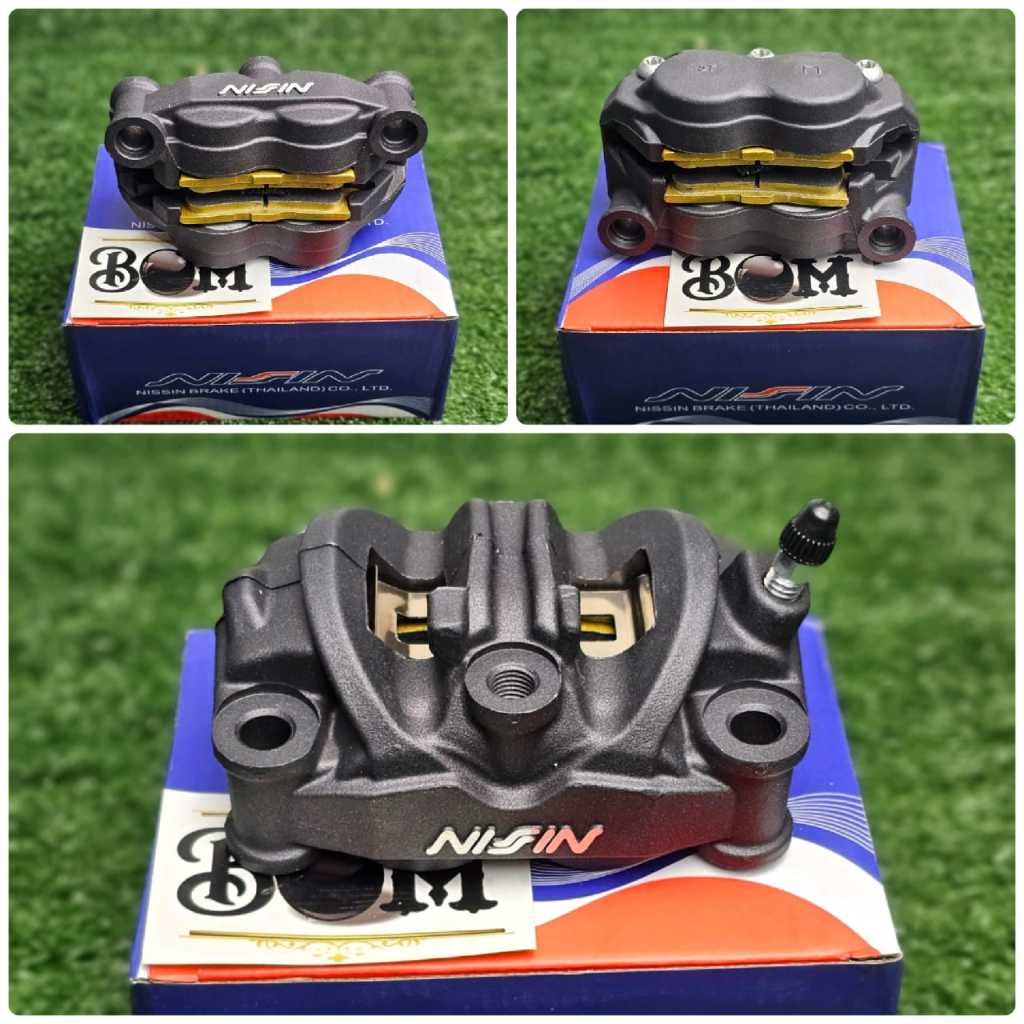 Jual KALIPER TWIN AFRIKA 4 PISTON BREMBO M3 M432 GREY PICTH 100 MONOBLOCK ANODIZE IMPORT ...