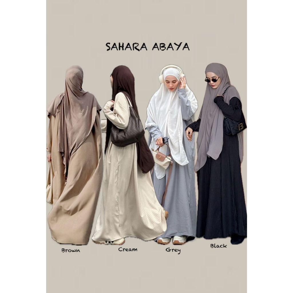 Jual Zawayda-Sahara Abaya Salur | Shopee Indonesia