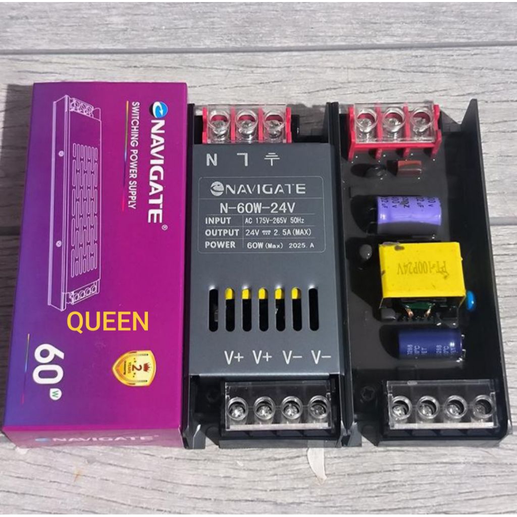 Jual NAVIGATE POWER SUPPLY SWITCHING TRAFO DC 24V 2.5A 60W 60 WATT 12 ...