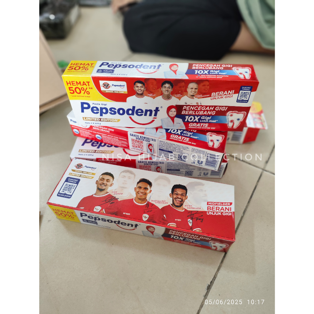 Jual Pepsodent 225g Doble isi 2 didalam kemasan Pasti gigi White tahan ...