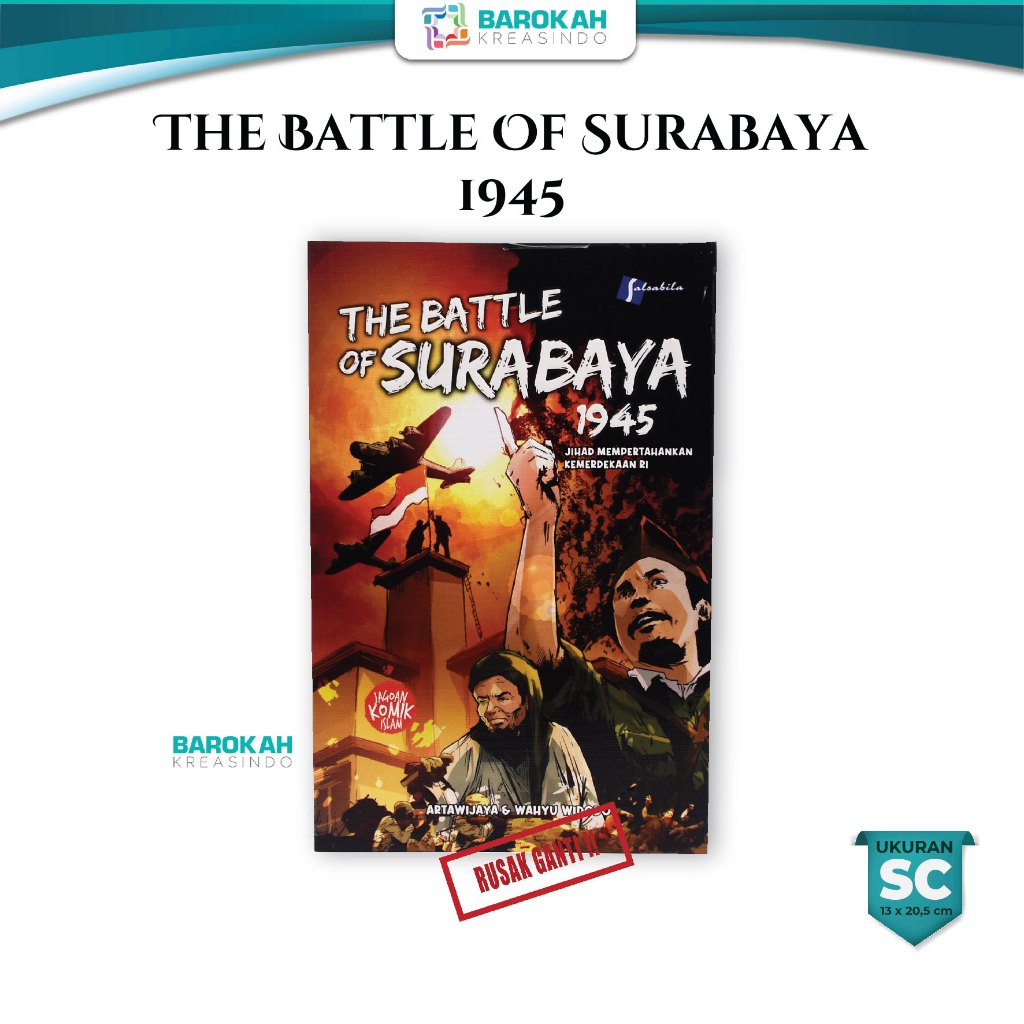 Jual Komik The Battle of Surabaya Jihad Mempertahankan Kemerdekaan RI ...