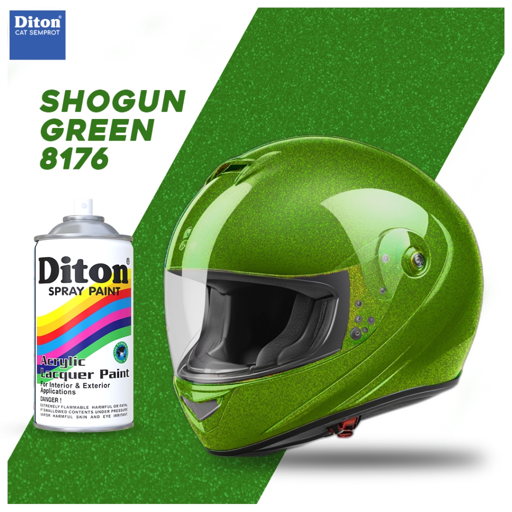 Jual Cat Semprot Diton - Shogun Green 8176 | Shopee Indonesia