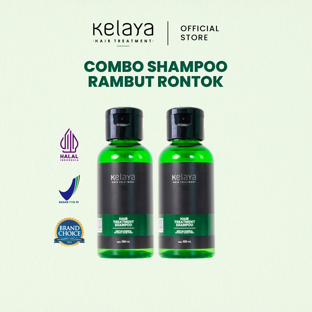 Jual 2 Kelaya Shampoo Rambut Rontok 100ml Travel Size - Penumbuh Rambut ...
