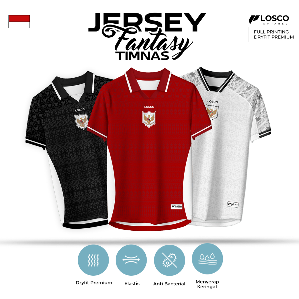 Jual [ HERITAGE PRIDE SERIES ] Jersey Timnas Indonesia / Jersey Timnas ...