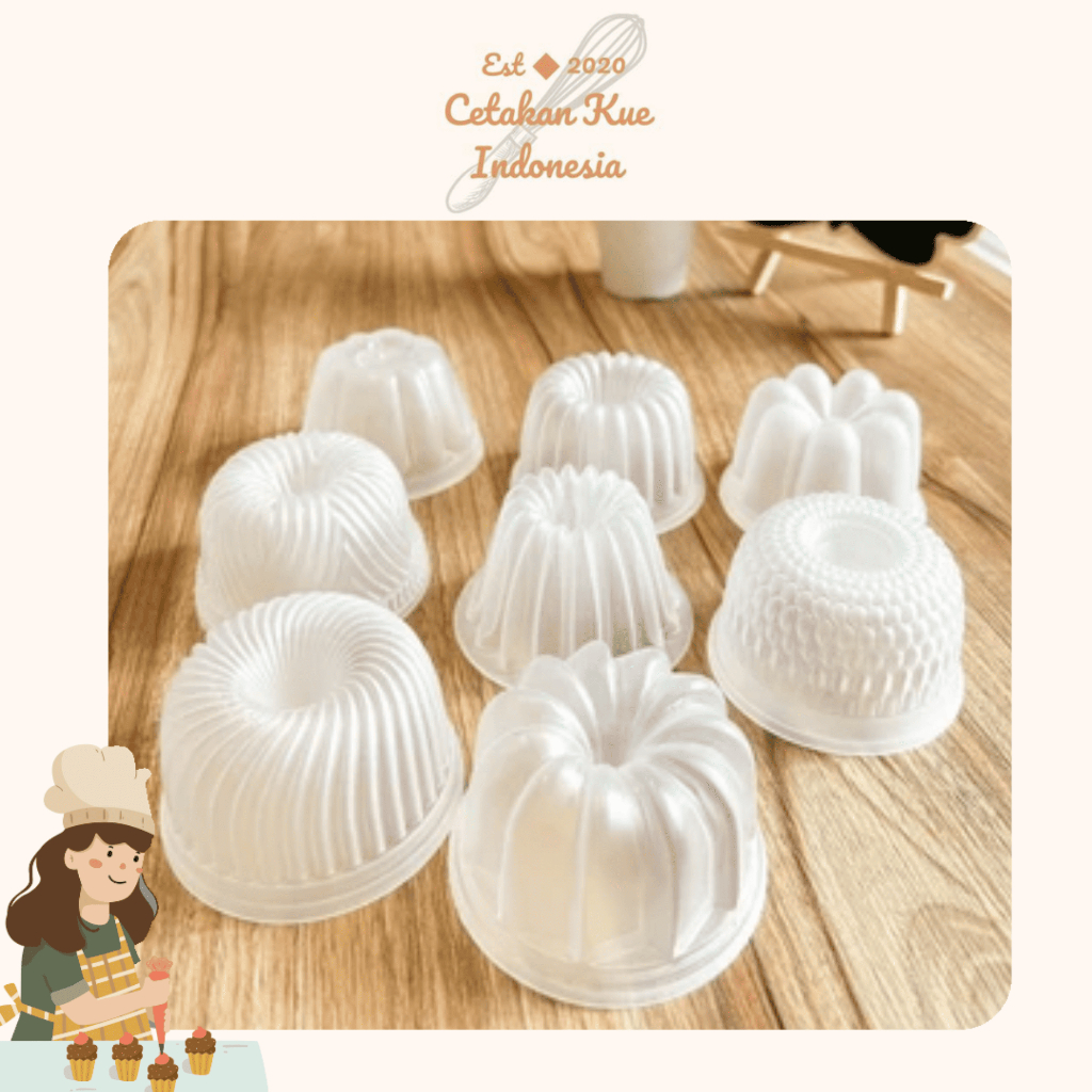 Jual {CKI} ECER Cetakan Puding Mini Isi / Cetakan Puding Plastik Mini ...