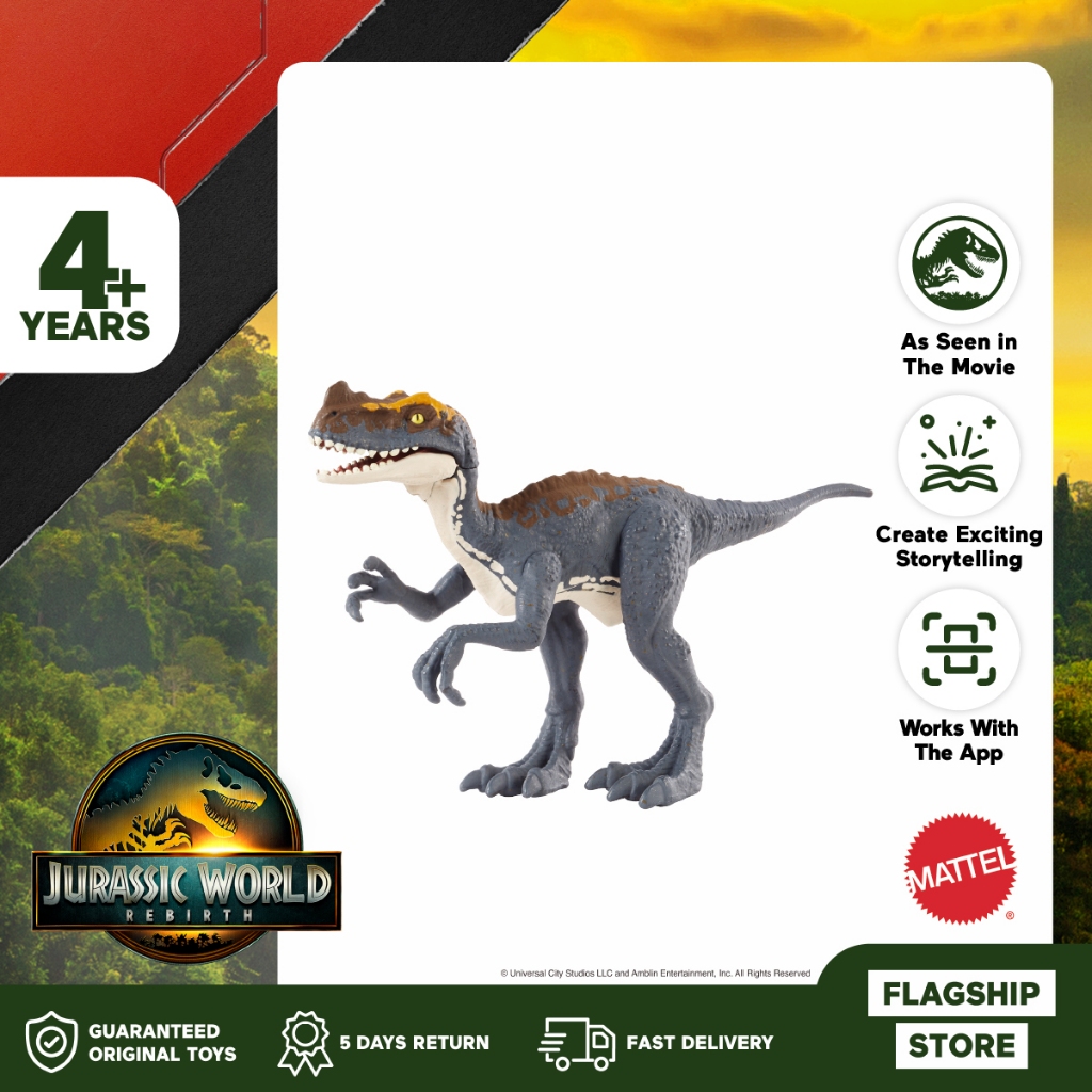 Jual Jurassic World Rebirth Frenzy Pack Proceratosaurus - Mainan Action ...