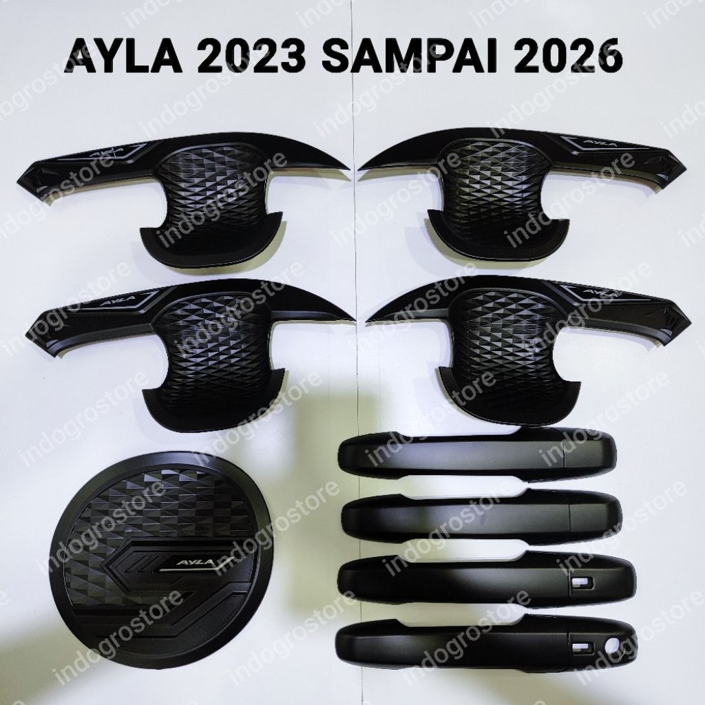 Jual Paket Handle Outer Cover Tangki Hitam Mobil All New Ayla 2023 2024 ...