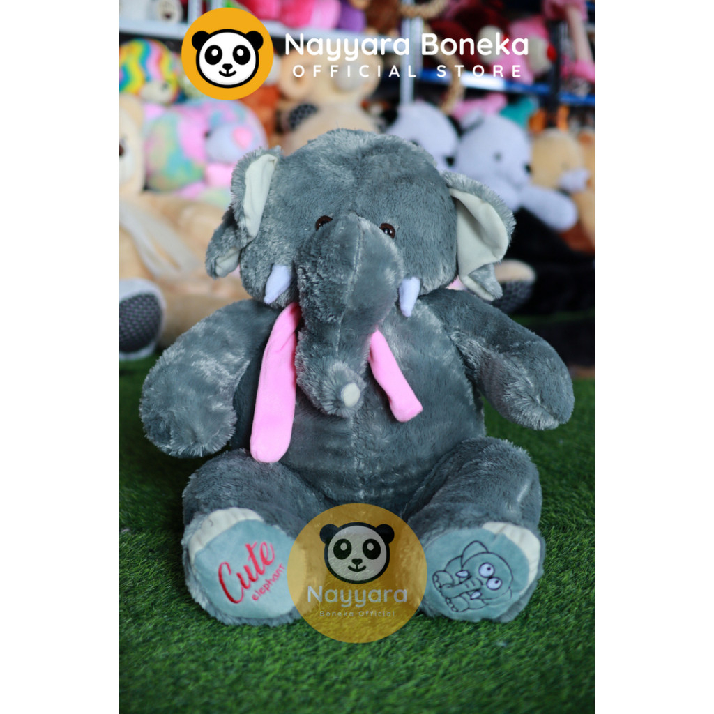 Jual Boneka Gajah Jumbo 1 Meter SNi | Shopee Indonesia