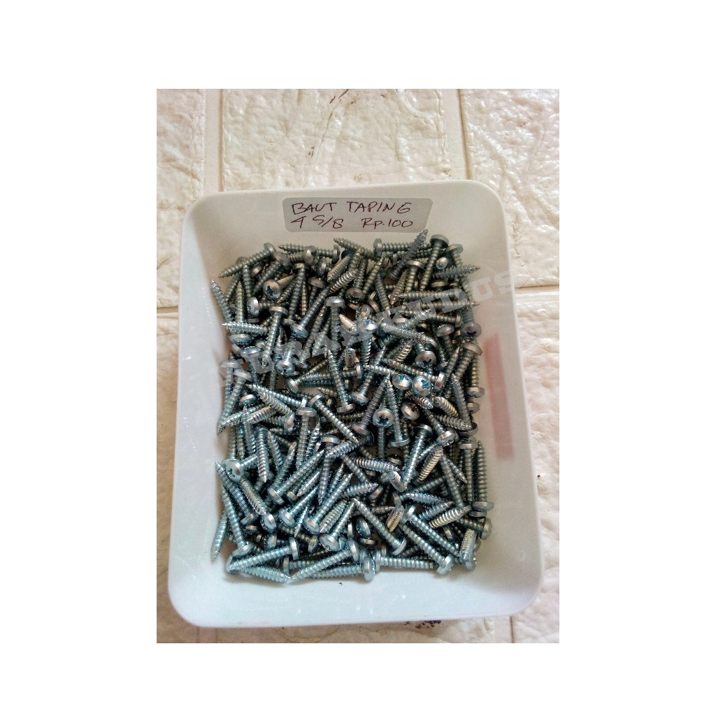 Jual BAUT TAPING PAB 4 5/8 /BAUT/SEKRUP/SCREW TAPING PAB 4 5/8 | Shopee ...