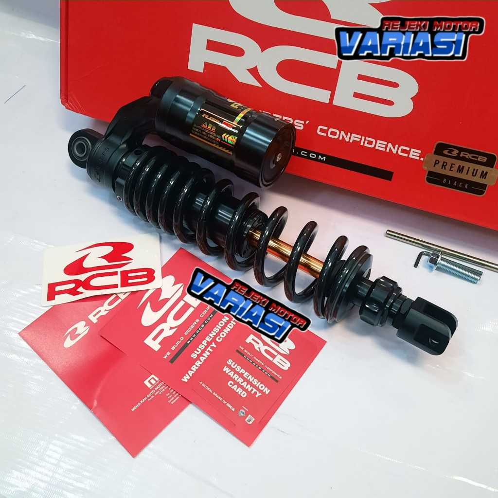 Jual Shock RCB Flow S Vario 160 ukuran 340 mm Hitam as Gold Original ...