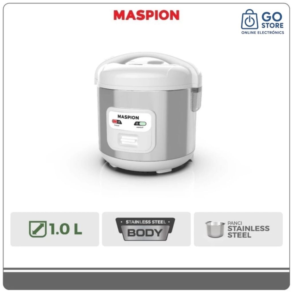 Jual NEW MASPION Rice Cooker Magic Com 1 Liter 3 In 1 Maspion MRJ 1003 ...