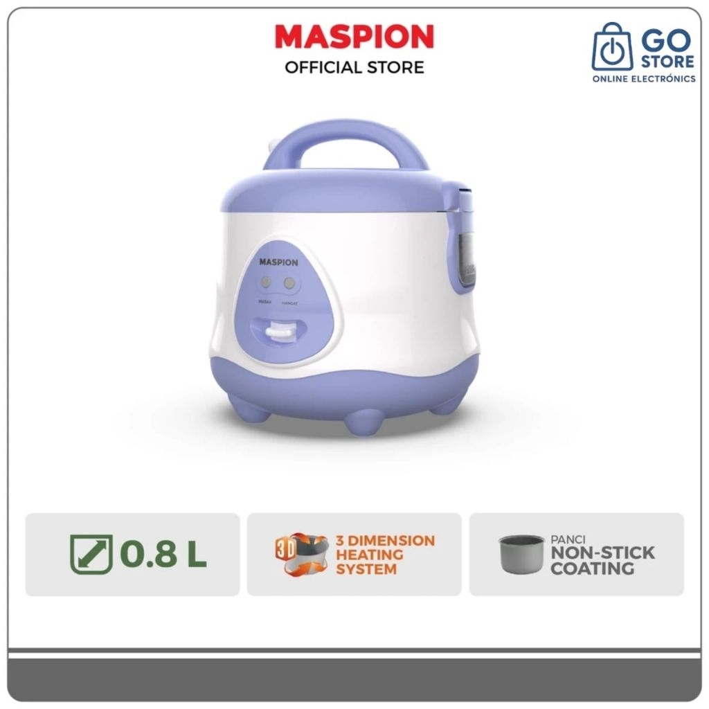 Jual MASPION Rice Cooker Magic Com Exclusive 0.8 Liter EX-0618 3 IN 1 ...