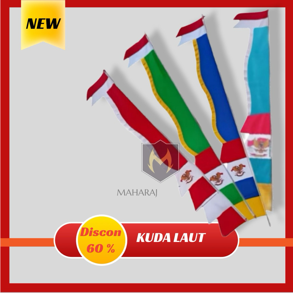 Jual Isi 20 PCS/1 Kodi Bendera Umbul Umbul Kuda Laut Warna Warni HUT Kemerdekaan RI | Shopee ...