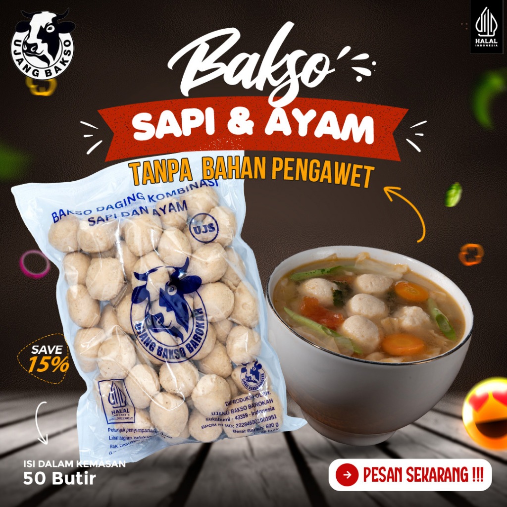 Jual Bakso Sapi Ayam Kemasan Enak Murah Halal Promo Isi Banyak Tanpa ...