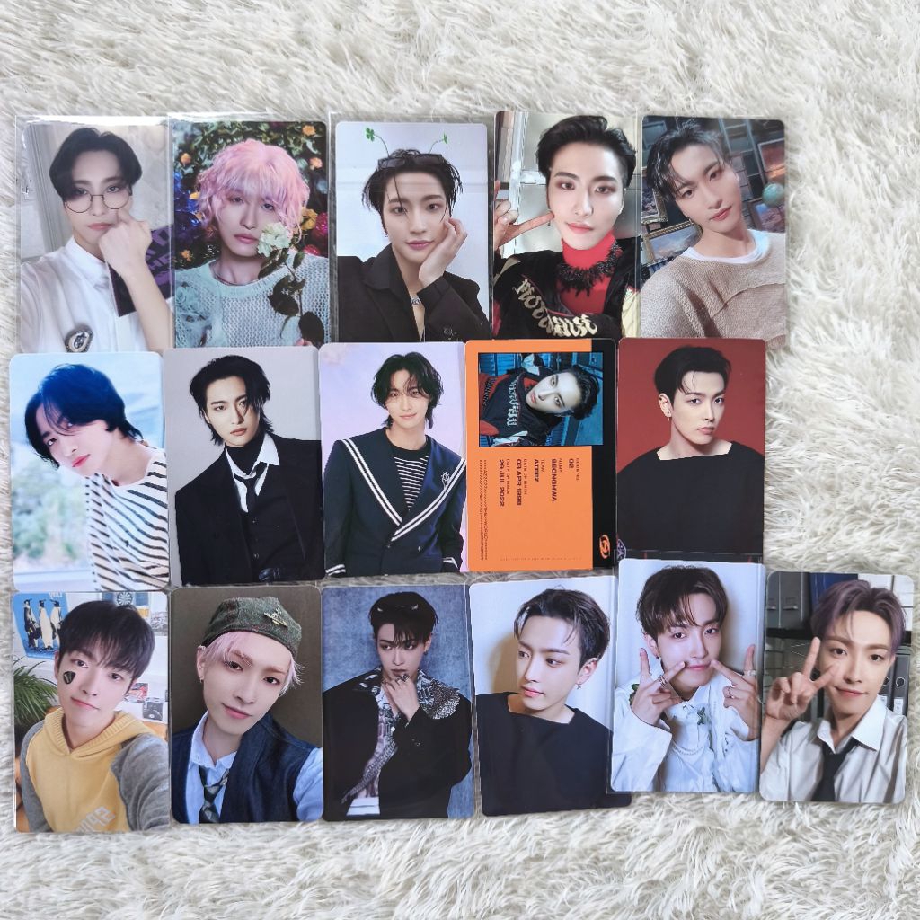 Jual Photocard Pc Ateez Seonghwa Hongjoong Official | Shopee Indonesia
