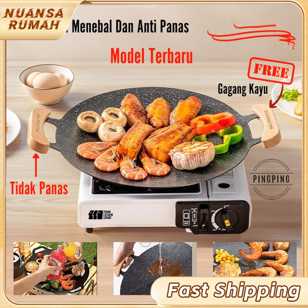 Jual Grill Pan BBQ Anti Gosong Gaya Mewah – Multifungsi untuk Rumah ...