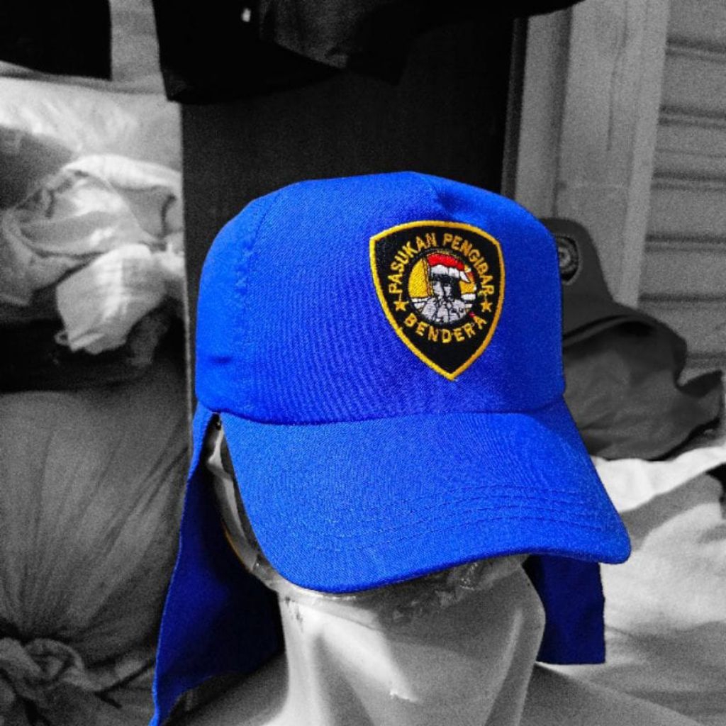 Jual TOPI PASKIBRA BIRU logo | Shopee Indonesia