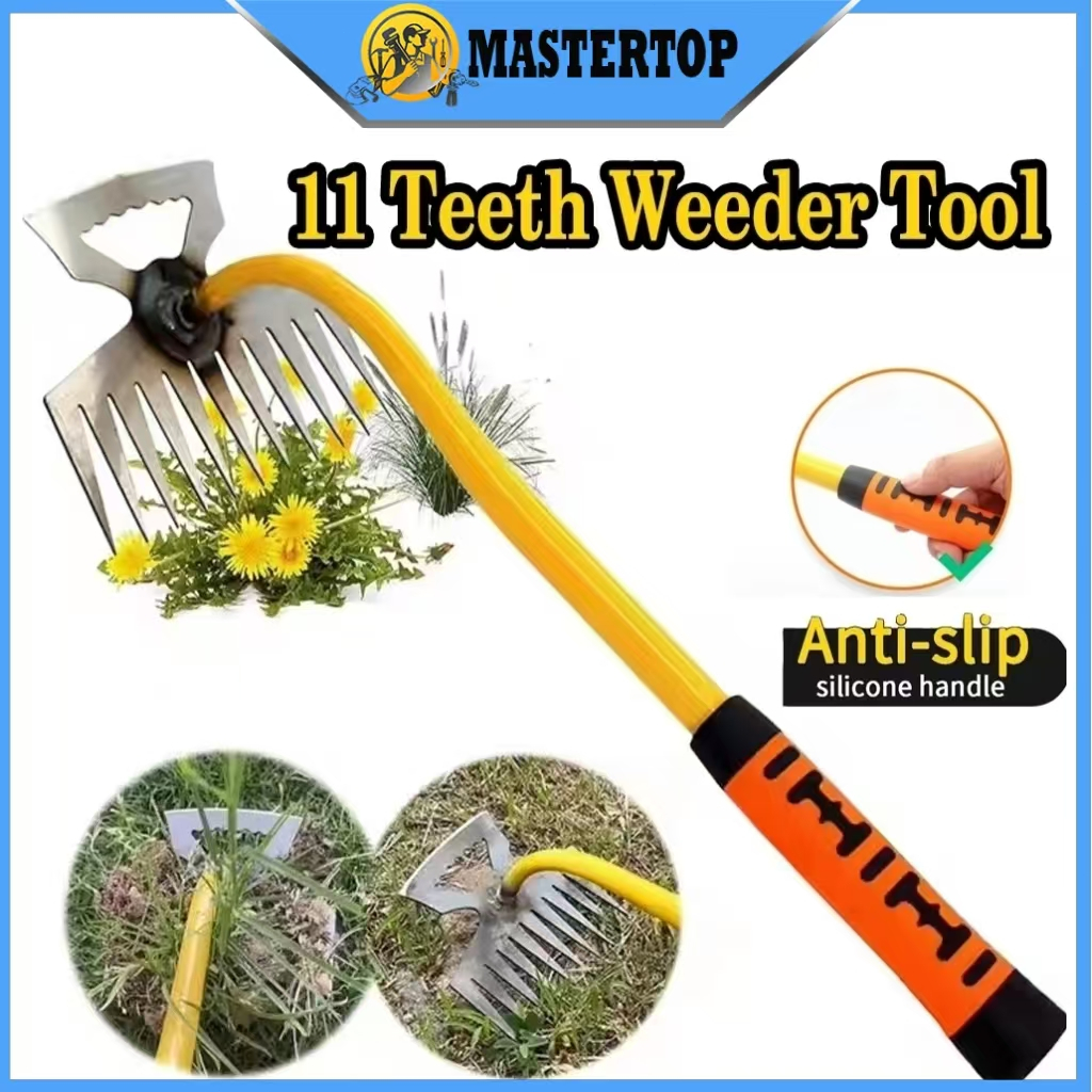 Jual 【COD】11T Cangkul Rumput Gagang Karet/Weeding Garu Harrow/Pencabut ...