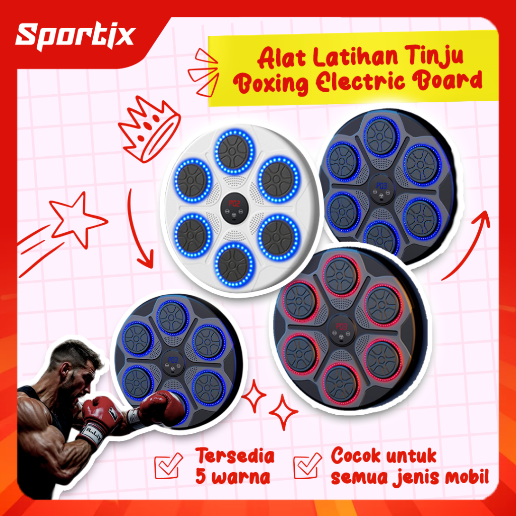 Jual Sportix - Alat latihan tinju boxing electric board alat pukulan ...