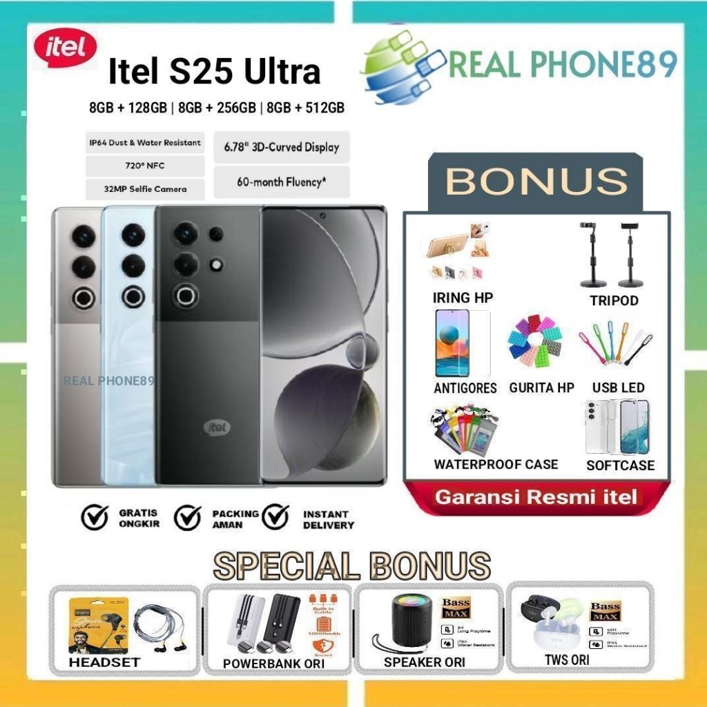 Jual iTel S25 Ultra 8GB + 128GB | itel S25 ultra 8GB + 256GB | Itel s25 ...