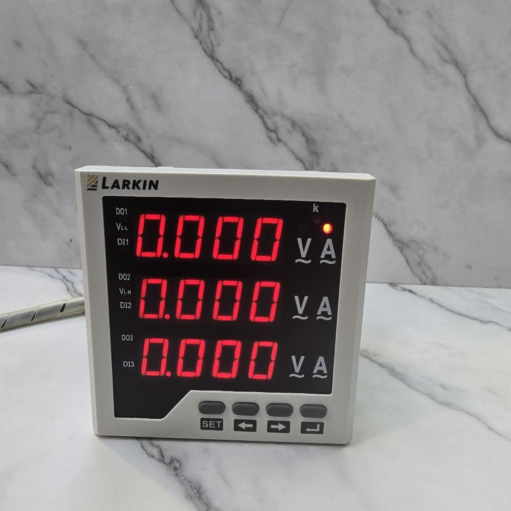Jual Digital Multimeter Multi Meter LR3UIF33 A V HZ 3Phase Panel Larkin AMPERE VOLT HZ/FREKUENSI ...